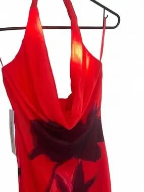Princess Polly | Dresses | Princess Polly Red Halter Maxi Dress | Poshmark
